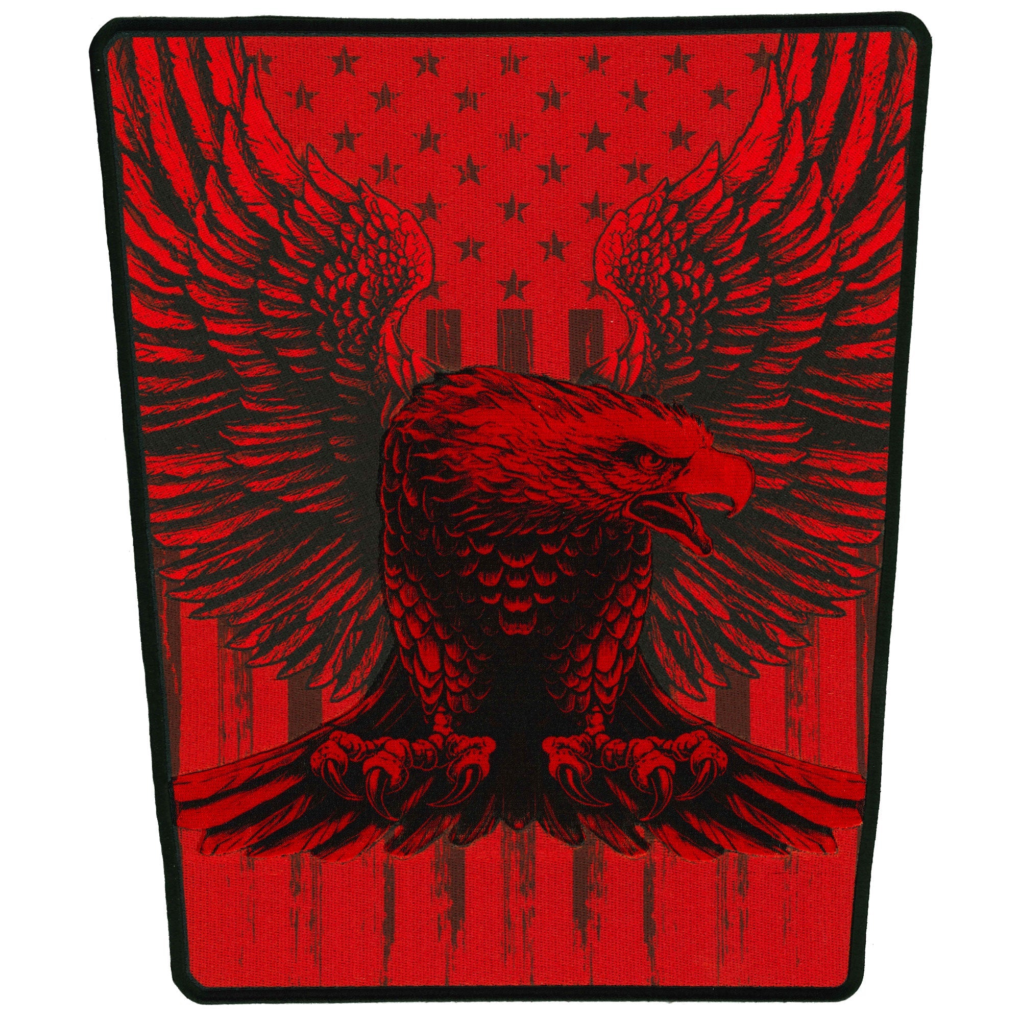 Hot Leathers Upwing Eagle Red 11" Patch – Valiant Biker