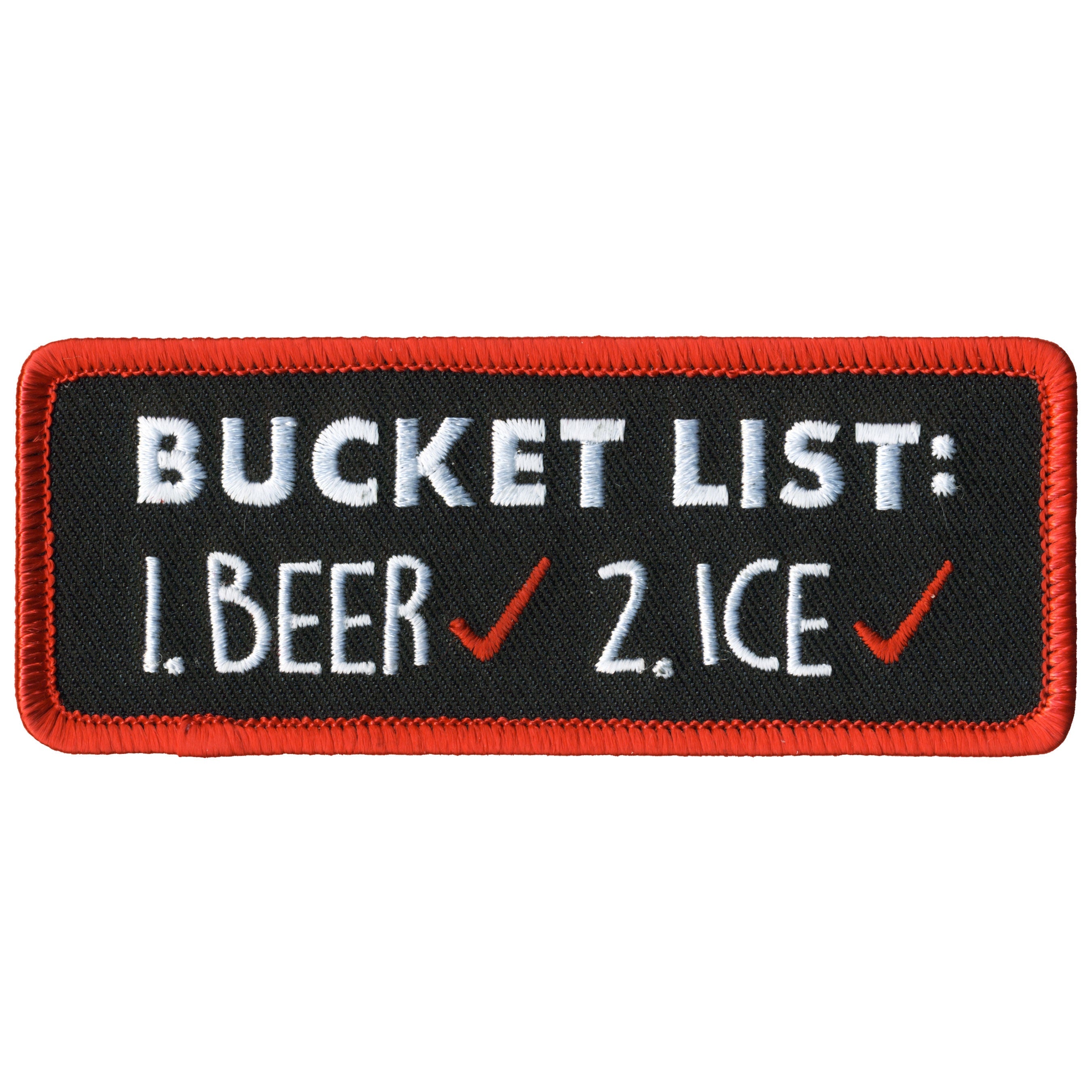 Hot Leather Bucket List Patch – Valiant Biker