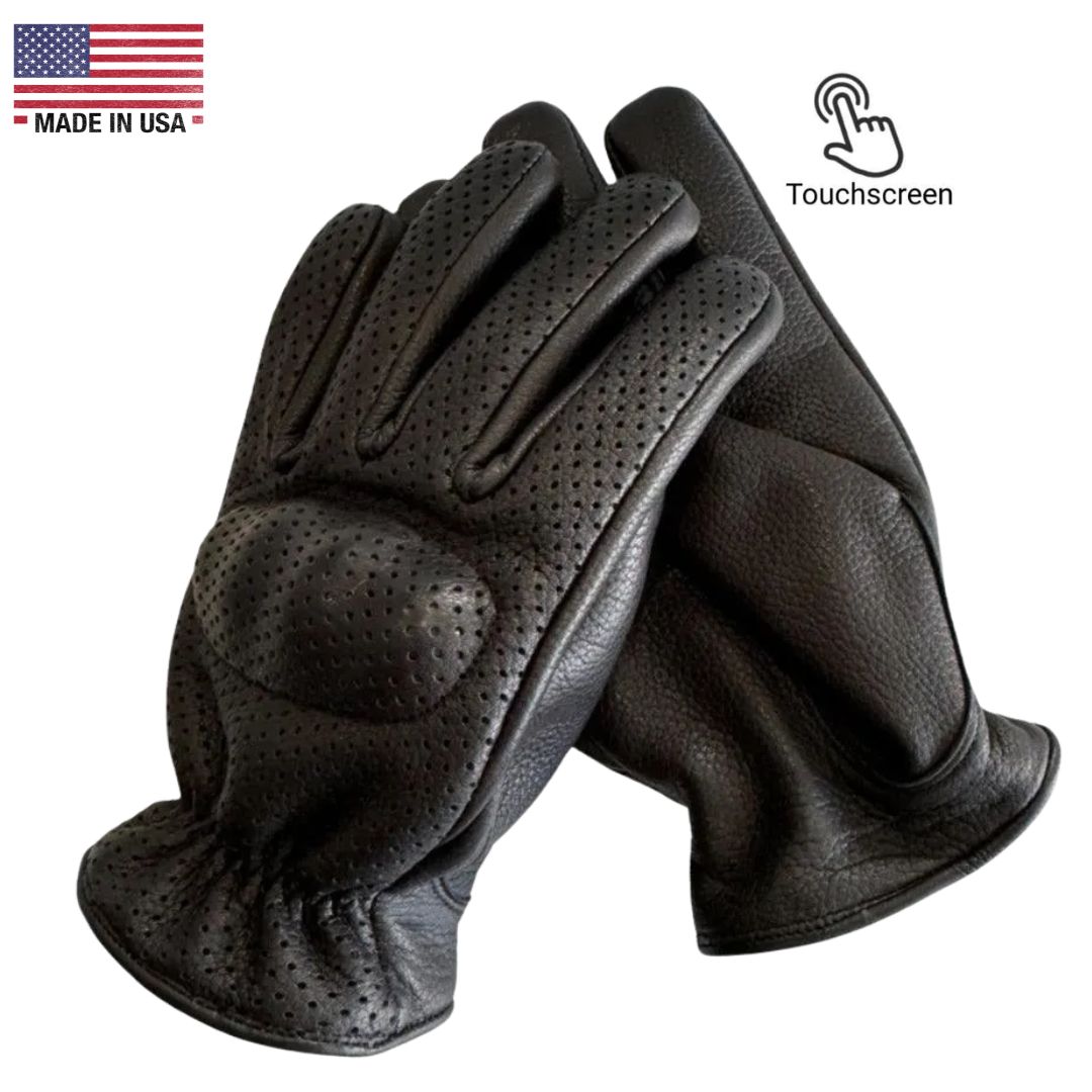 Legendary Uppercut Deerskin Short Wrist Perforated Knuckle Defense Tou ...
