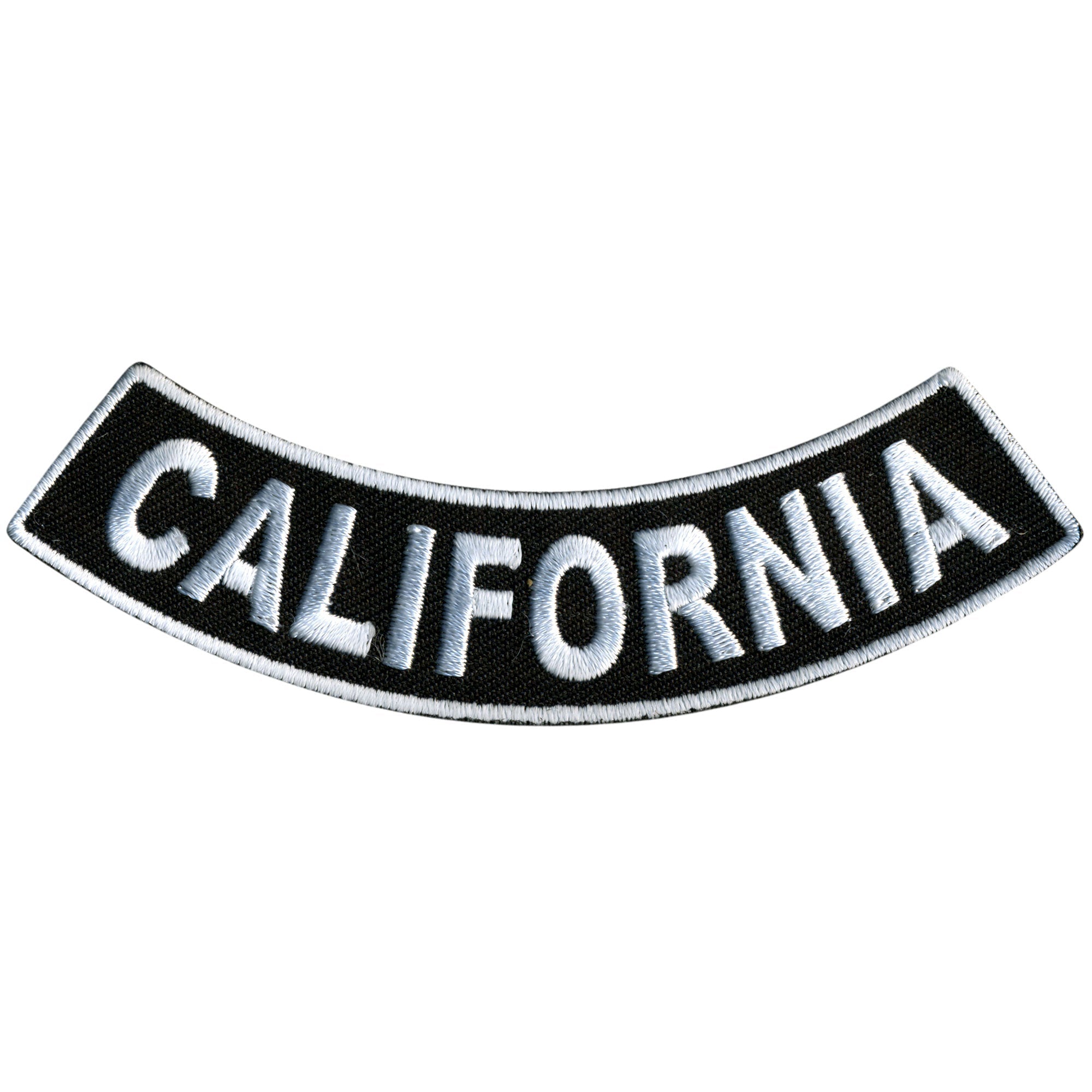 Hot Leathers California 4” X 1” Bottom Rocker Patch – Valiant Biker